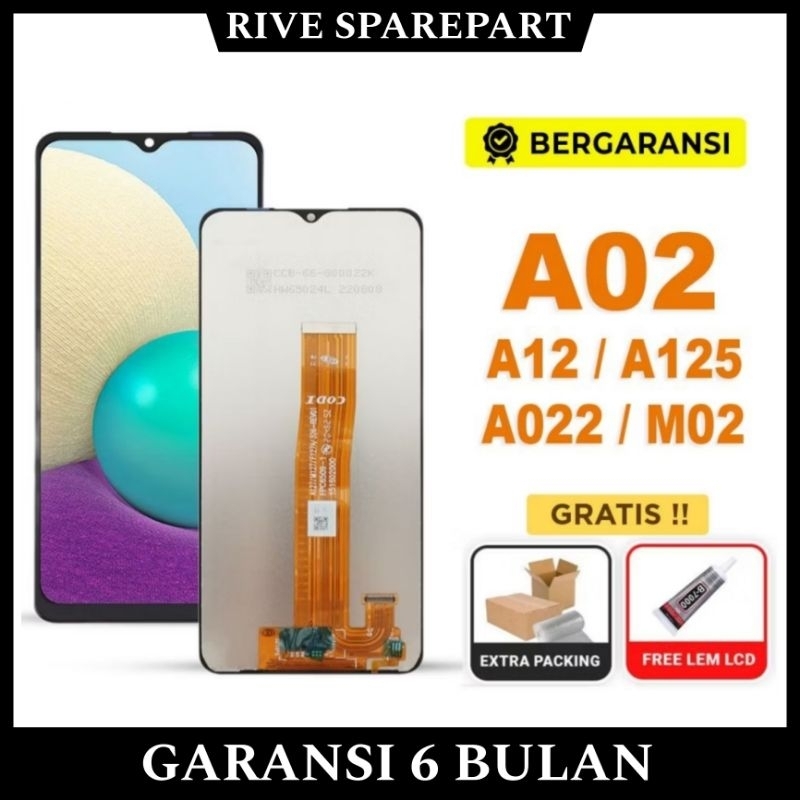 Jual LCD SAMSUNG A02 / A12 / A125 / A022 / M02 / M022 FULLSET ...