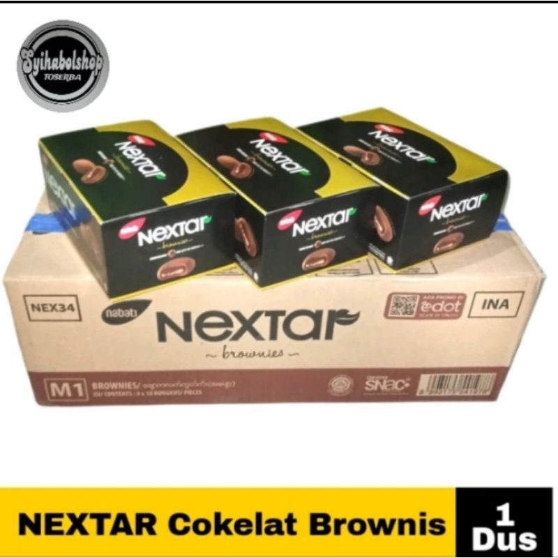 Jual Biscuit Nabati Nextar Brownies Chocolat ( harga 1 dus isi 8 box ...