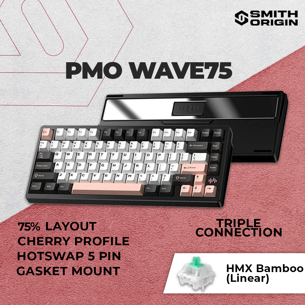 Jual PMO WAVE75 QMK Aluminum Mechanical Keyboard | Shopee Indonesia
