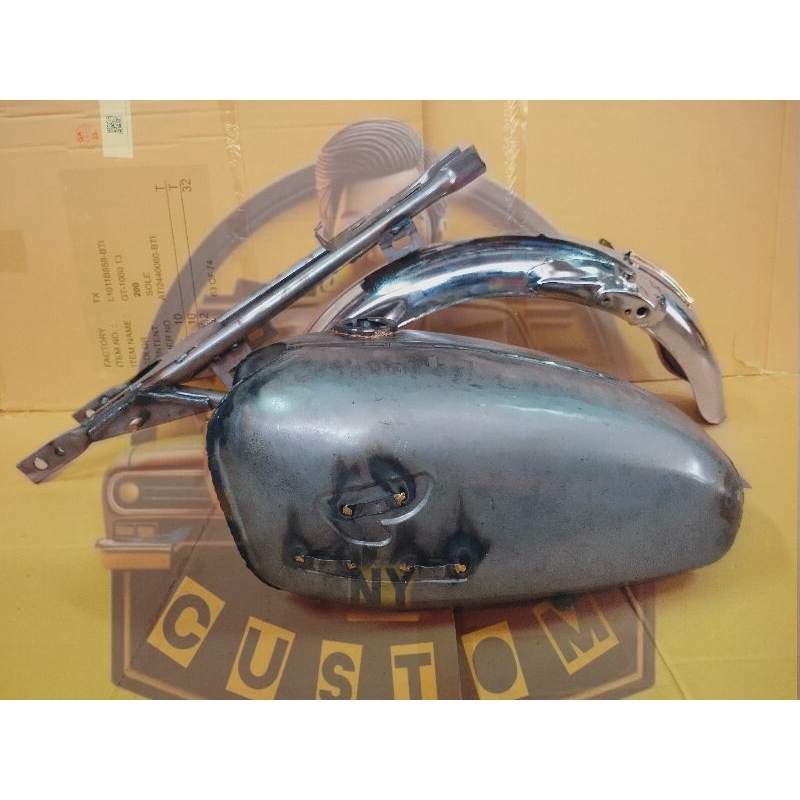 Jual paket honda CB tangki copy sultan spakbor belakang rangka sambung ...