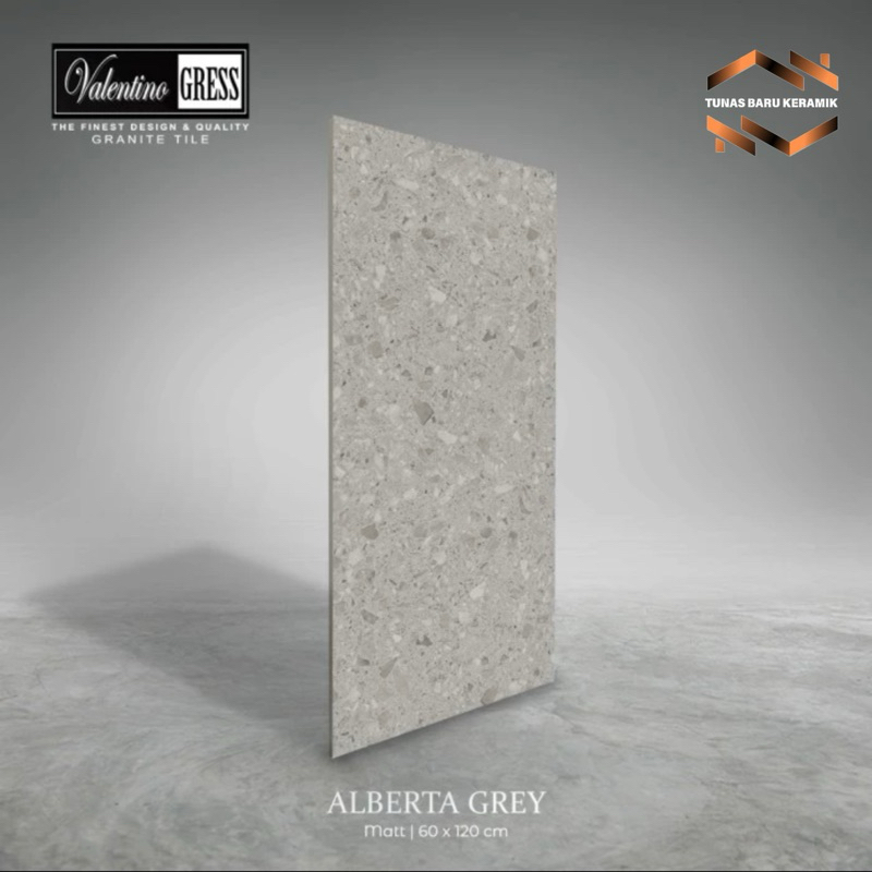 Jual Granit 60x120 Valentino Gress Alberta Grey | Matt | Shopee Indonesia