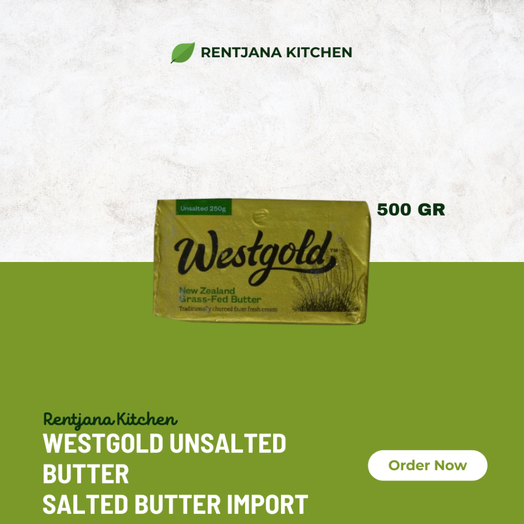 Jual Westgold Unsalted Butter - Salted Butter Import 250gr | Shopee ...