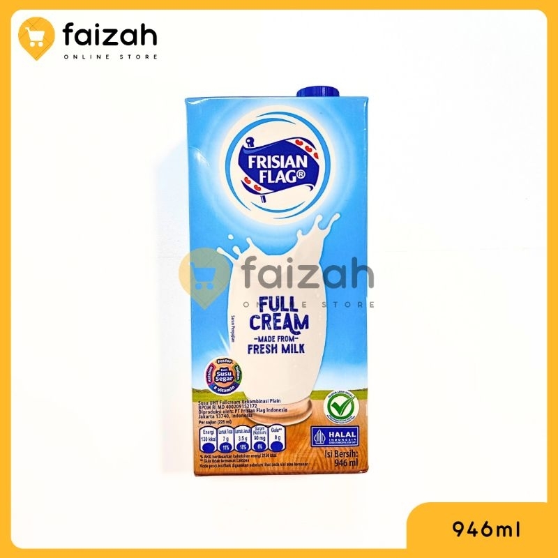 Jual FRISIAN FLAG SUSU UHT FULL CREAM 946ML | Shopee Indonesia