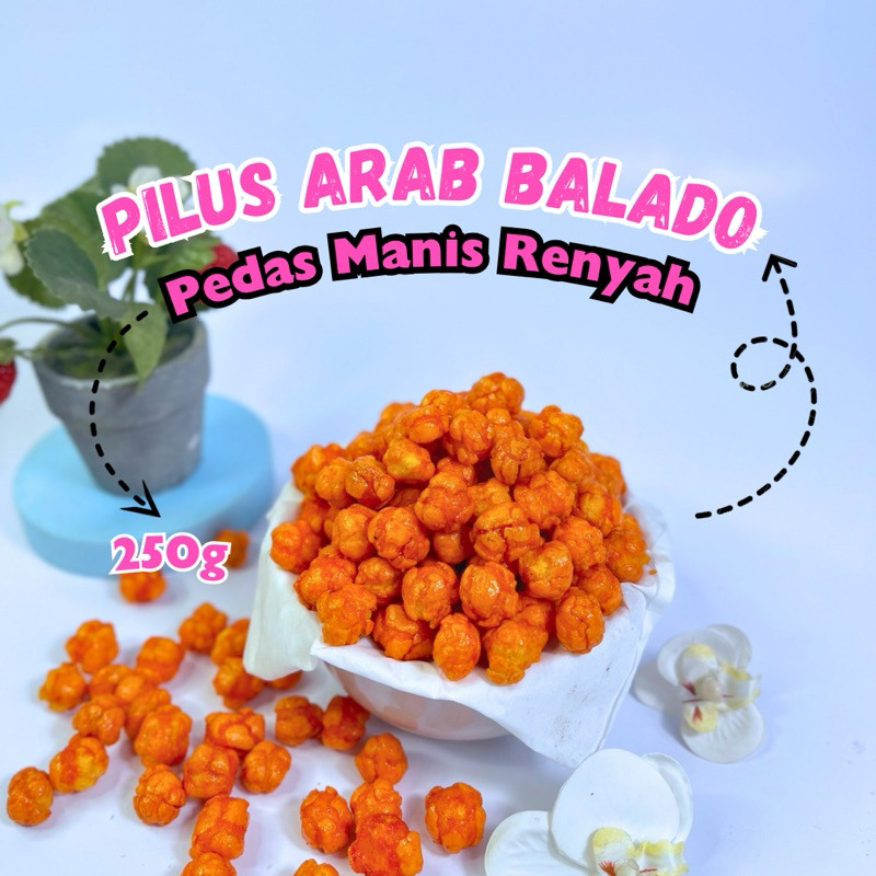 Jual Pilus Arab Jagung Australia Balado 250gram | snack kiloan ...