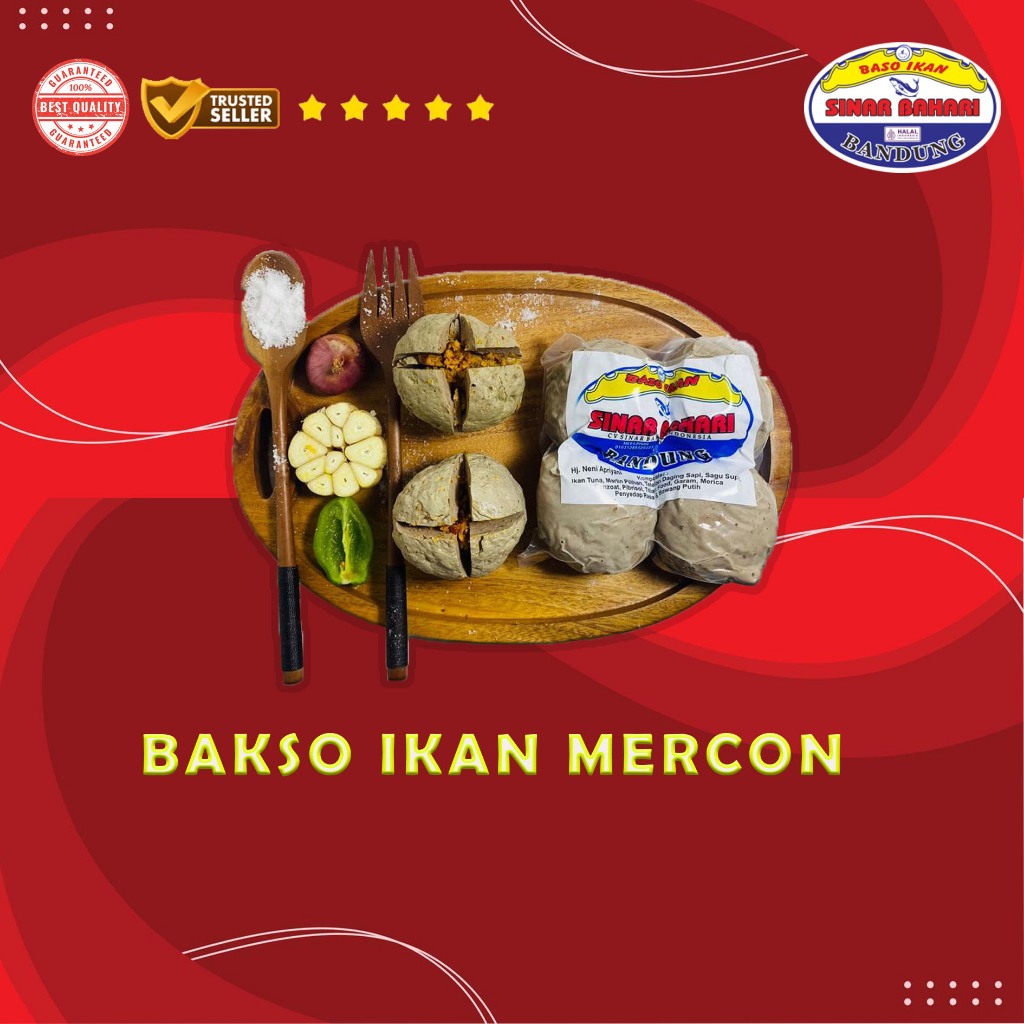 Jual Baso Ikan Sinar Bahari isi Mercon 4pcs (Pedas) | Shopee Indonesia