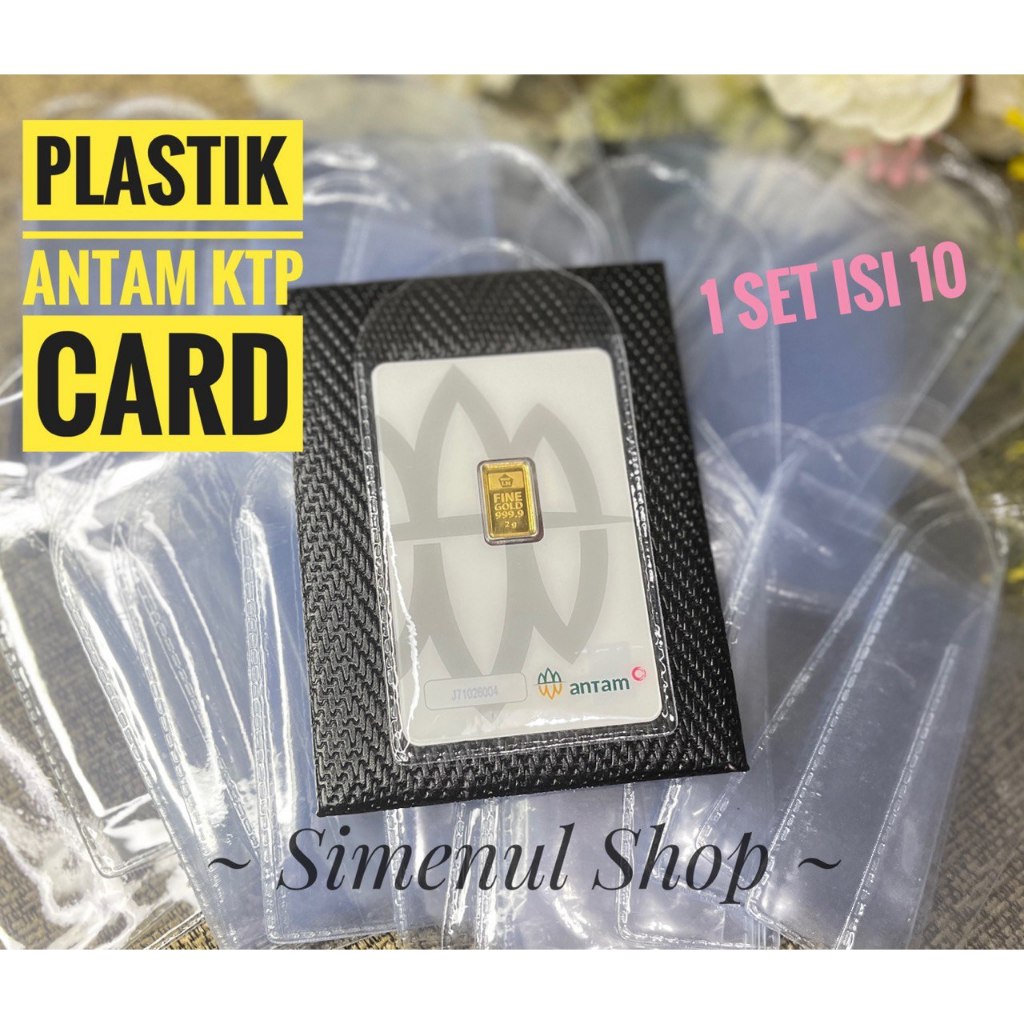 Jual PLASTIK LOGAM MULIA EMAS LM KTP KARTU ATM CARD | Shopee Indonesia