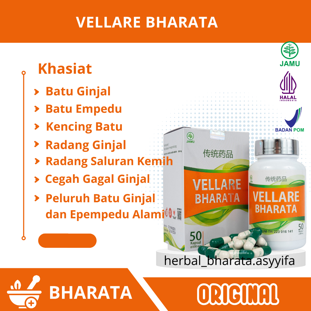 Jual OBAT Batu Empedu Penghancur Batu Ginjal dan Batu Empedu Obat Urine Berbusa VELLARE BHARATA ...