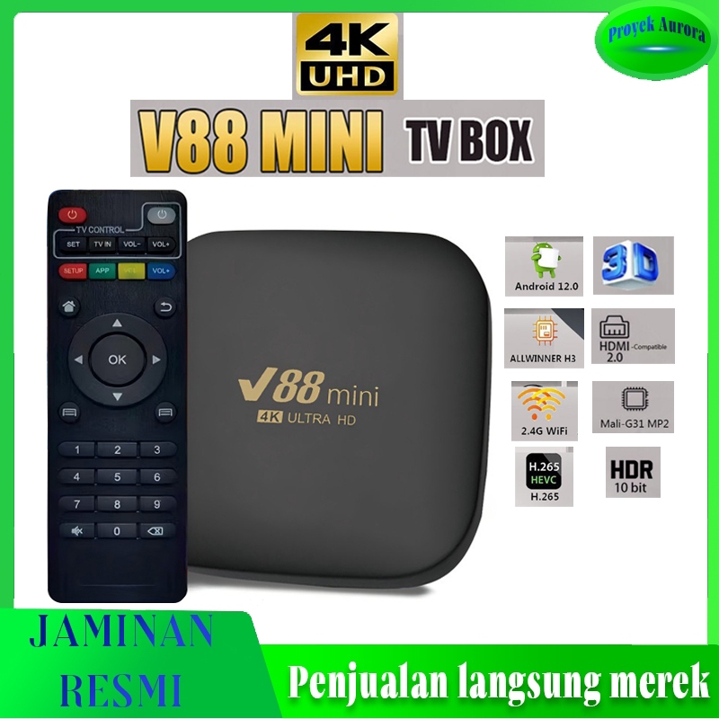 Jual V88 mini Android 10.0 Kotak set-top box TV Internet Kotak TV 4K Kotak set-top box Internet ...