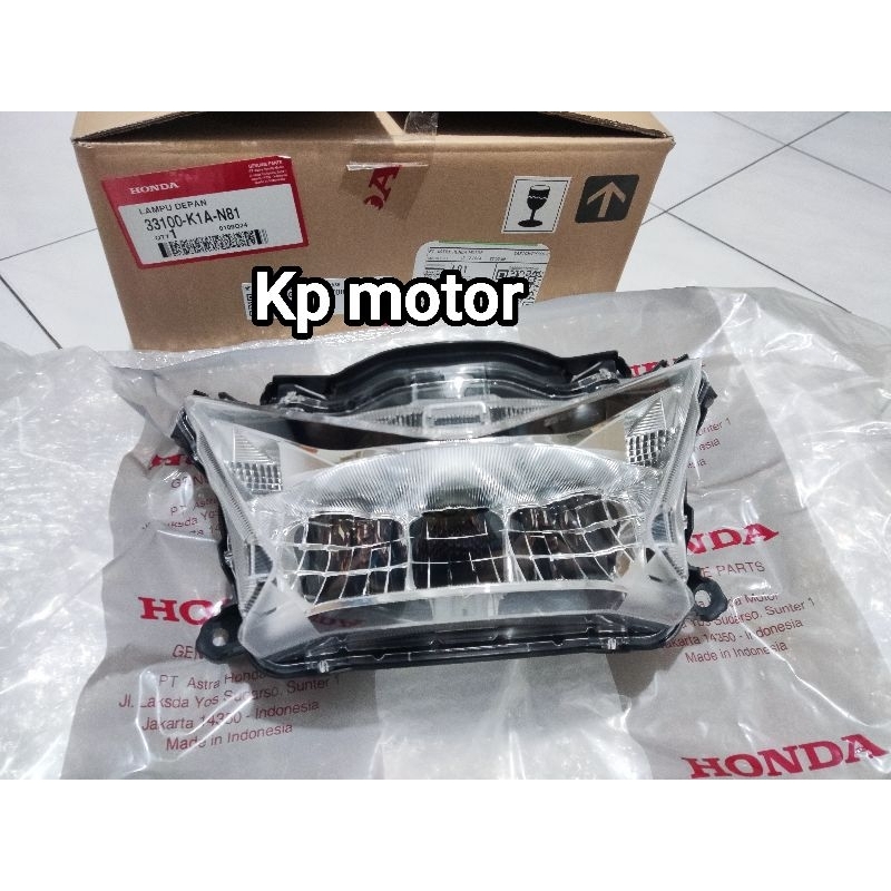 Jual Reflektor lampu depan beat led new 2024 gen 2 K1AL original ...