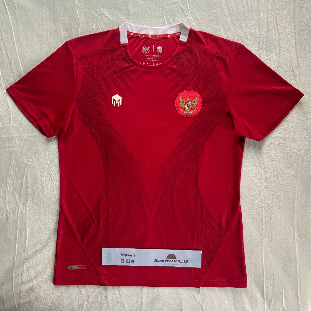 Jual Jersey Bola Original Mills Timnas Indonesia Home 2020/2022 Replica ...