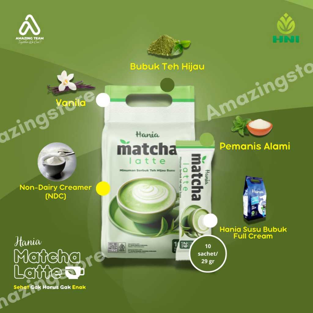 Jual Hania Matcha Latte HNI HPAI | Kombinasi Sempurna antara Matcha dan ...