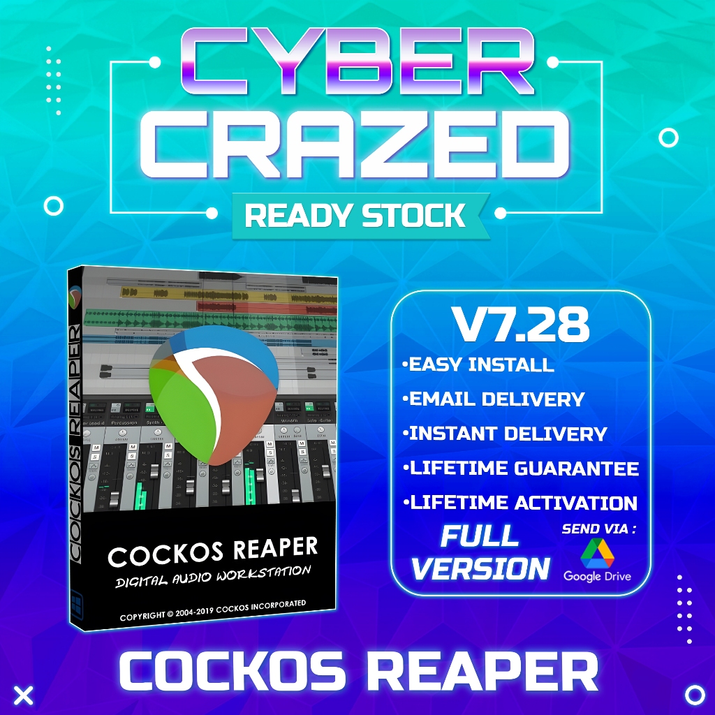 Jual Cockos REAPER 7.28 Full Version (Versi Terbaru) | Shopee Indonesia