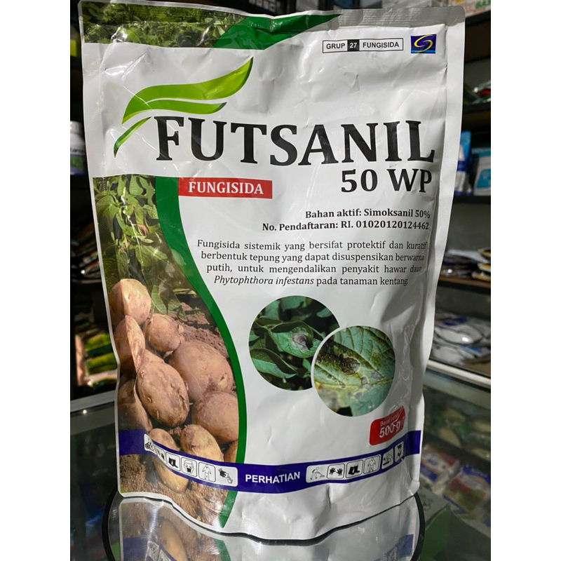 Jual FUTSANIL 50WP fungisida Simoksanil 500gram | Shopee Indonesia