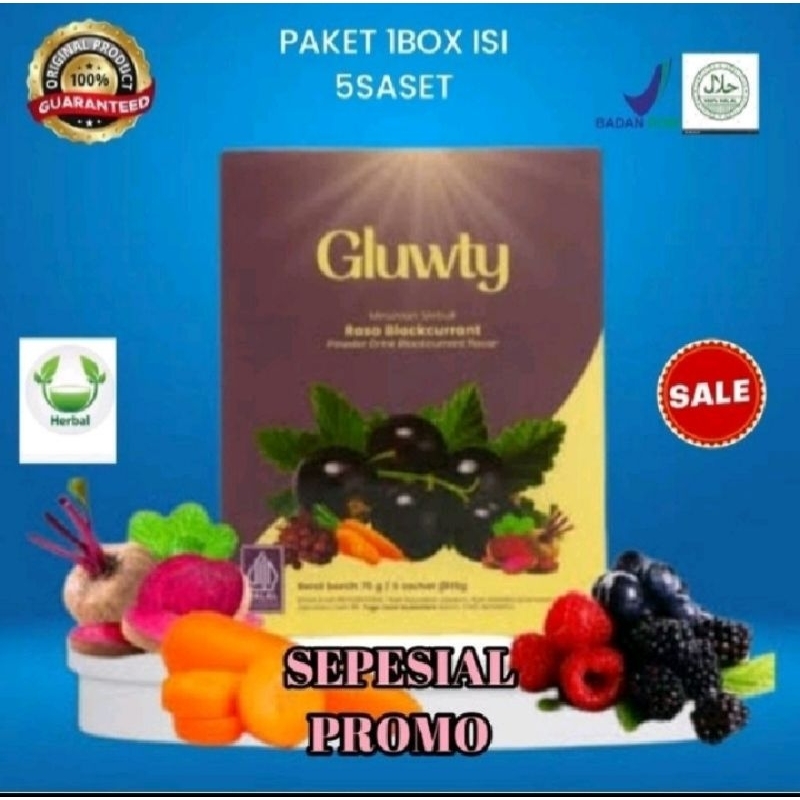 Jual promo colagen gluwty pemutih kulit seluruh tubuh produk original ...