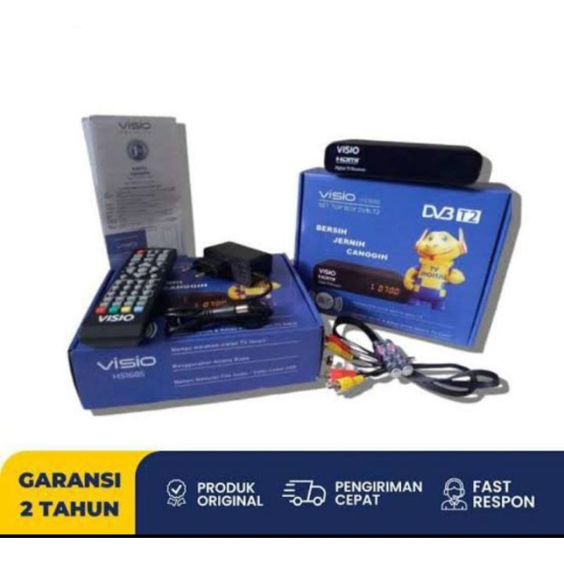 Jual SET TOP BOX STB TV DIGITAL RECEIVER VISIO ORIGINAL | Shopee Indonesia