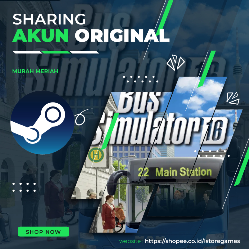 Jual Bus Simulator 16 PC Sharing Original Offline | Shopee Indonesia
