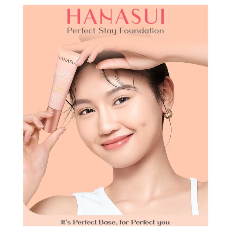 Jual Hanasui Perfect Stay Foundation Liquid 25g | Shopee Indonesia