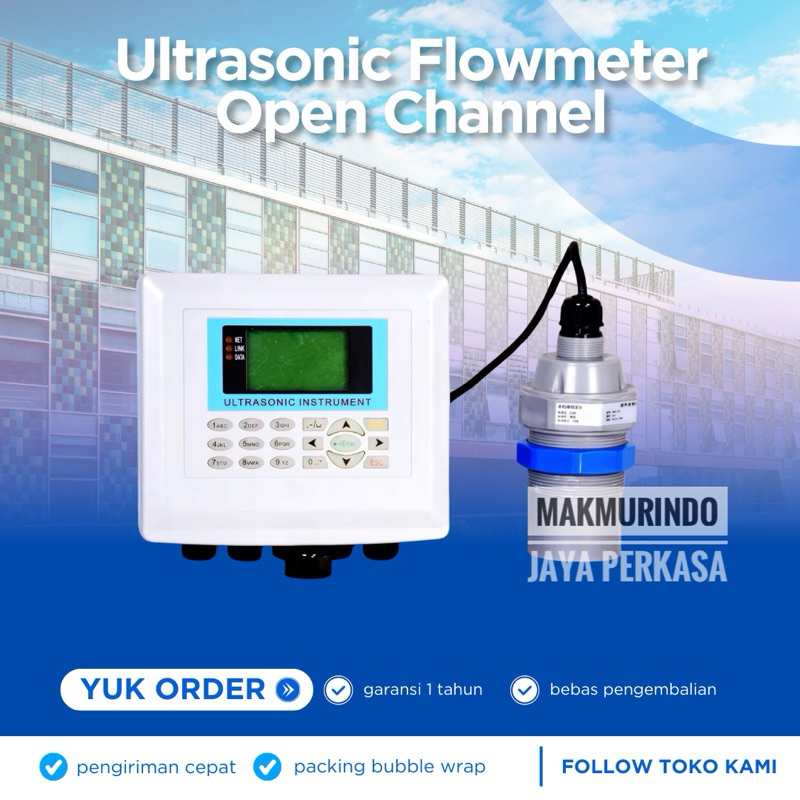 Jual Ultrasonic Open Channel Flowmeter Current Speed Flow Tester Meter ...