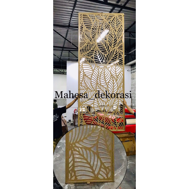 Jual ORNAMEN DINDING PVC 3D / KRAWANGAN PVC board custome ukuran 108 x ...