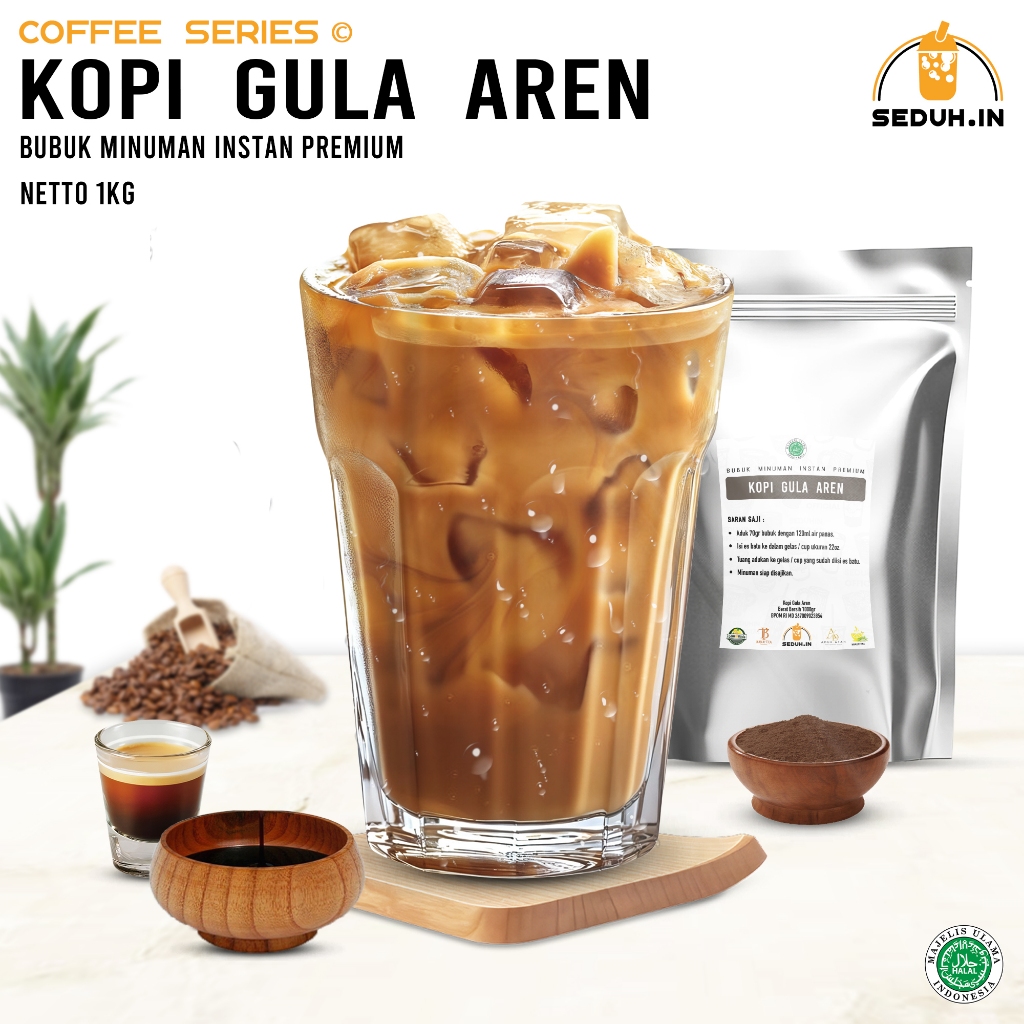 Jual SEDUHIN - OFFICIAL - Kopi Gula Aren 1KG / Bubuk Minuman Premium ...