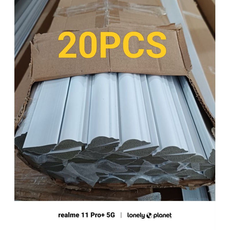 Jual 20 Pcs - Molding dinding pvc Lebar 4cm x 3meter harga grosir/list ...