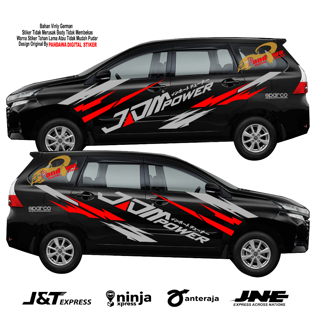 Jual Sticker Mobil Avanza List Cutting Sticker Mobil Custom Terbaru ...