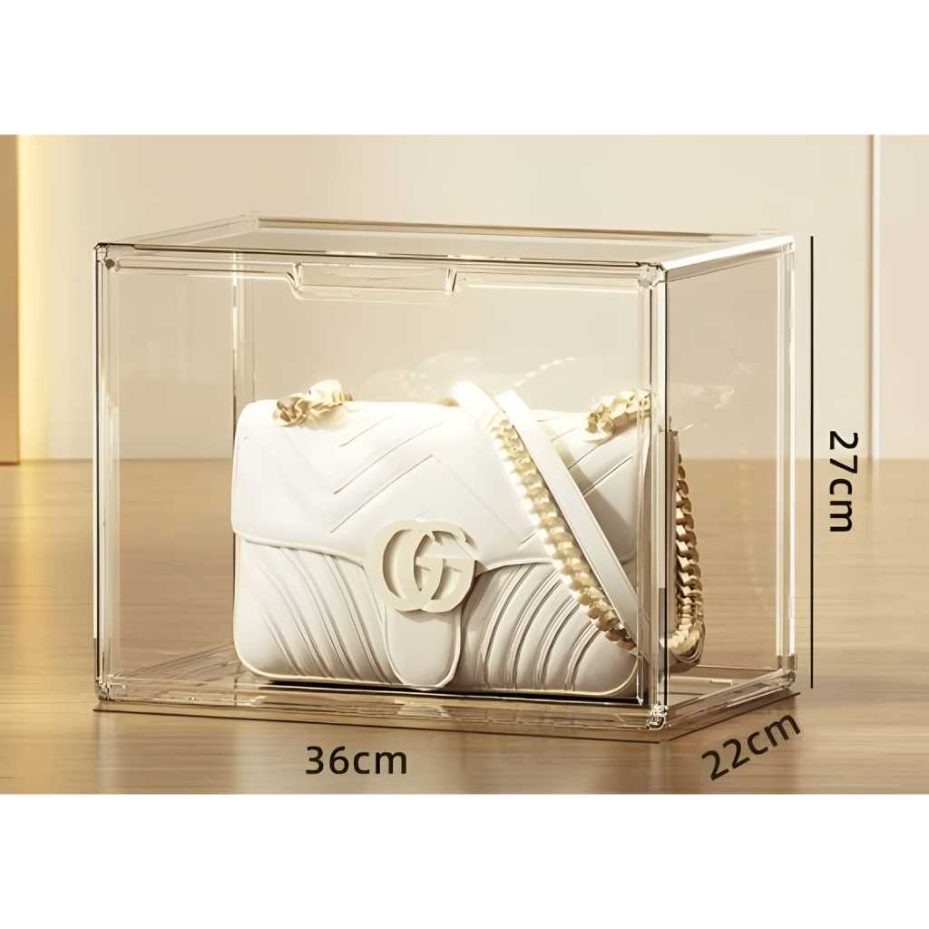 Jual KOTAK PENYIMPANAN TAS /DISPLAY BOX ACRYLIC / KOTAK PENYIMPANAN ...