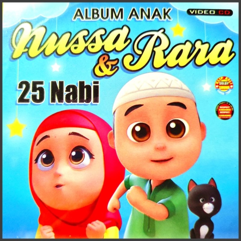Jual Kaset VCD Musik 16 Lagu Islami Sholawat Anak Nussa & Rara Album 25 Nabi Campuran Pilihan ...
