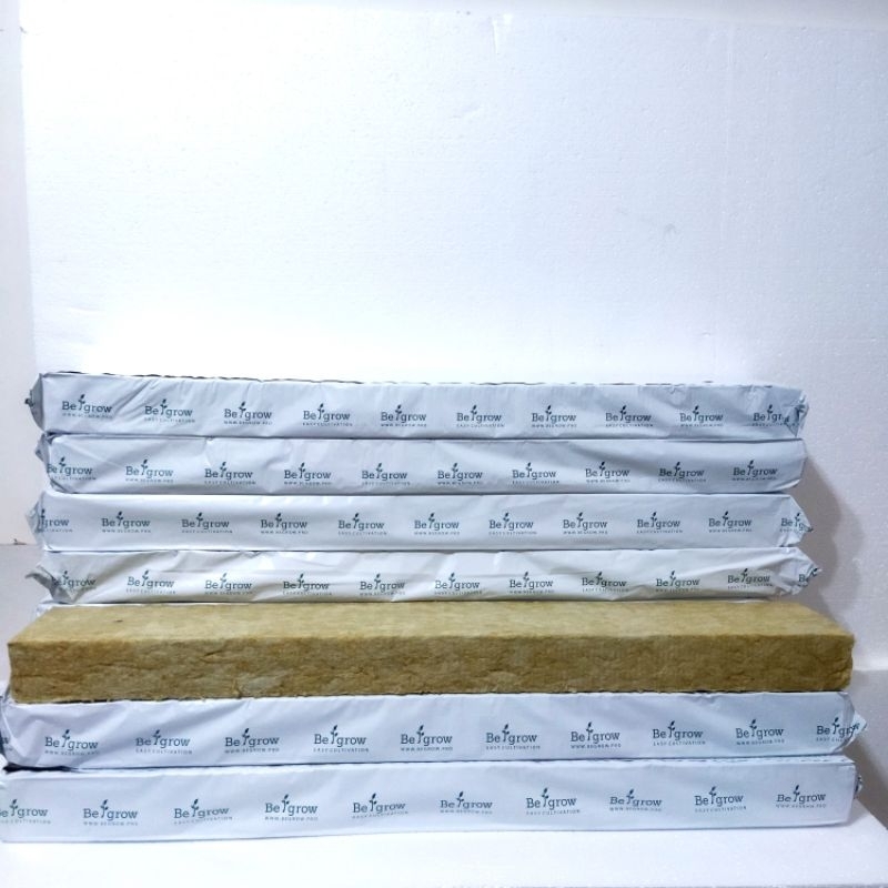 Jual ROCKWOOL BE GROW 1 SLAB | Media Semai Tanaman Hidroponik | Shopee ...