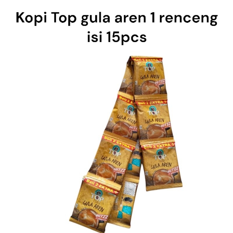 Jual Kopi Top gula aren 1 renceng isi 15pcs @22g | Shopee Indonesia