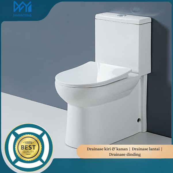 Jual Kloset Duduk Mr.Tao Original SNI -Free Packing Kayu | Penutup Soft ...