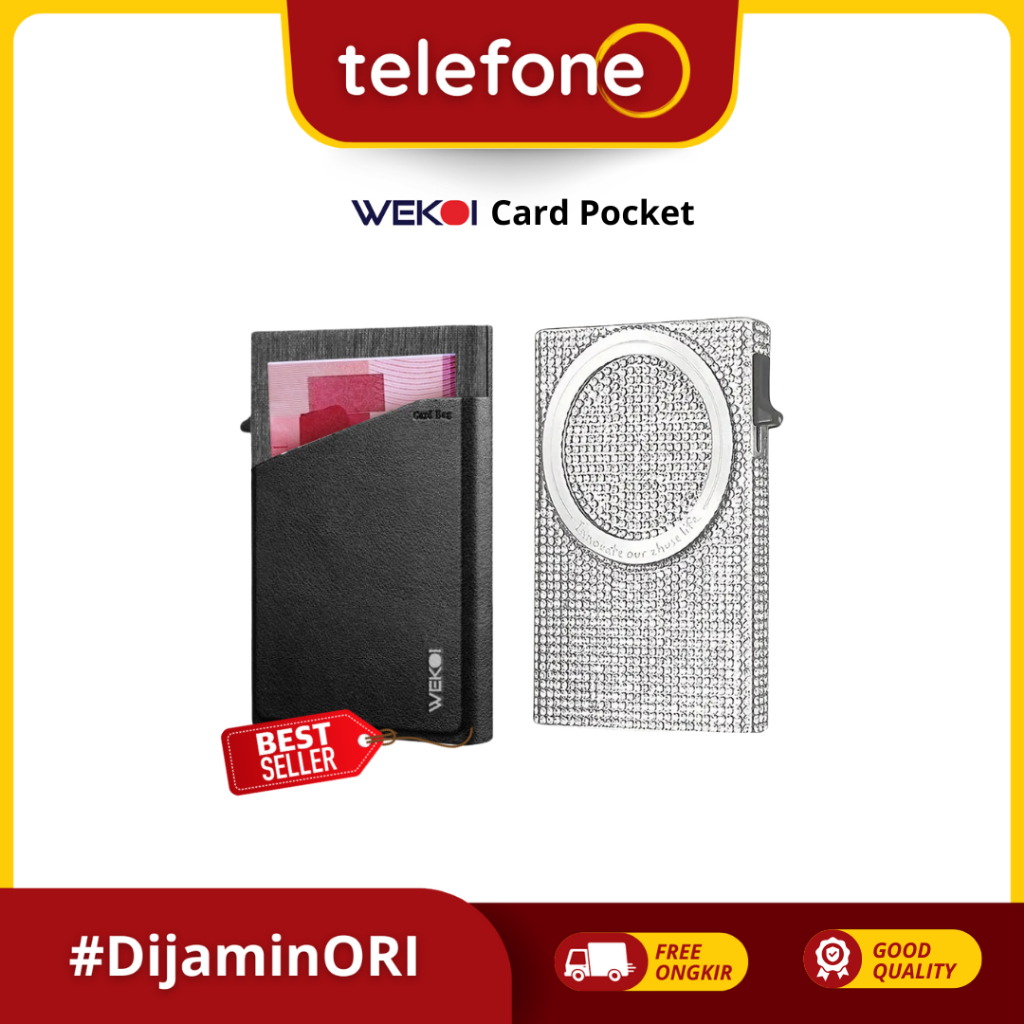 Jual Dompet Kartu Smart Wallet Card Automatically Eject Card Storage ...