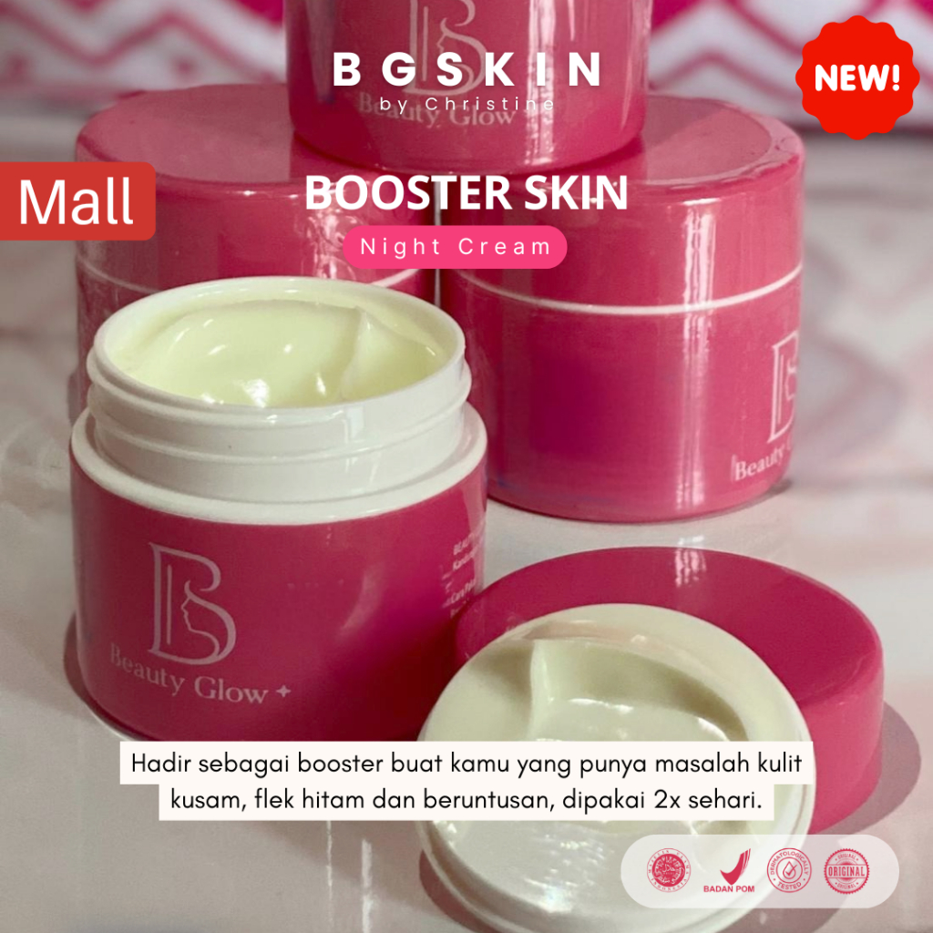 Jual [BG Skin] Night Cream Booster/ Untuk Kulit Kusam dan Flek atau ...