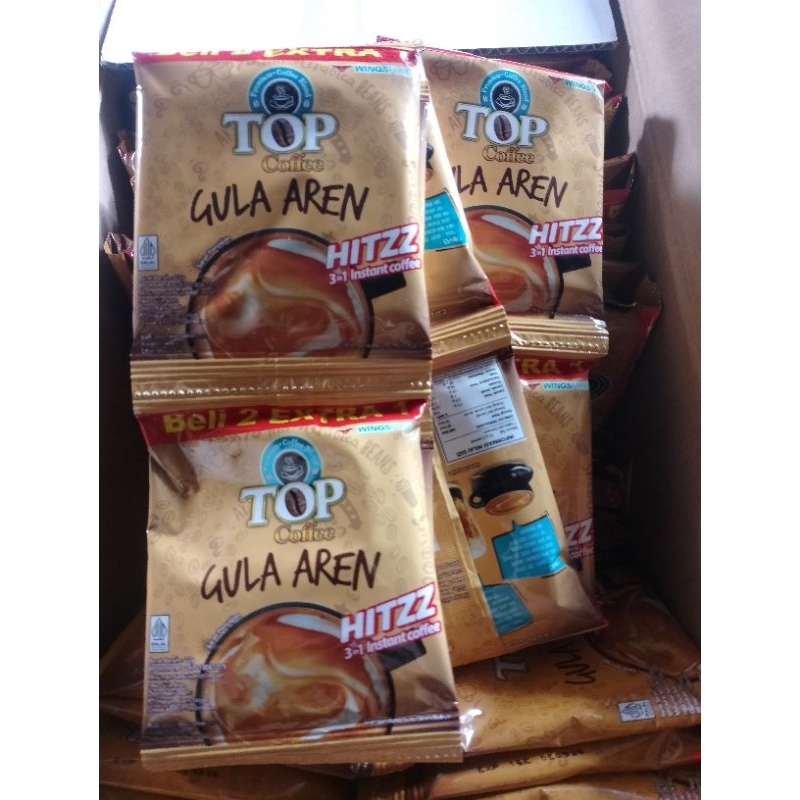 Jual TOP Coffe gula aren 1 renceng isi 15 pcs | Shopee Indonesia