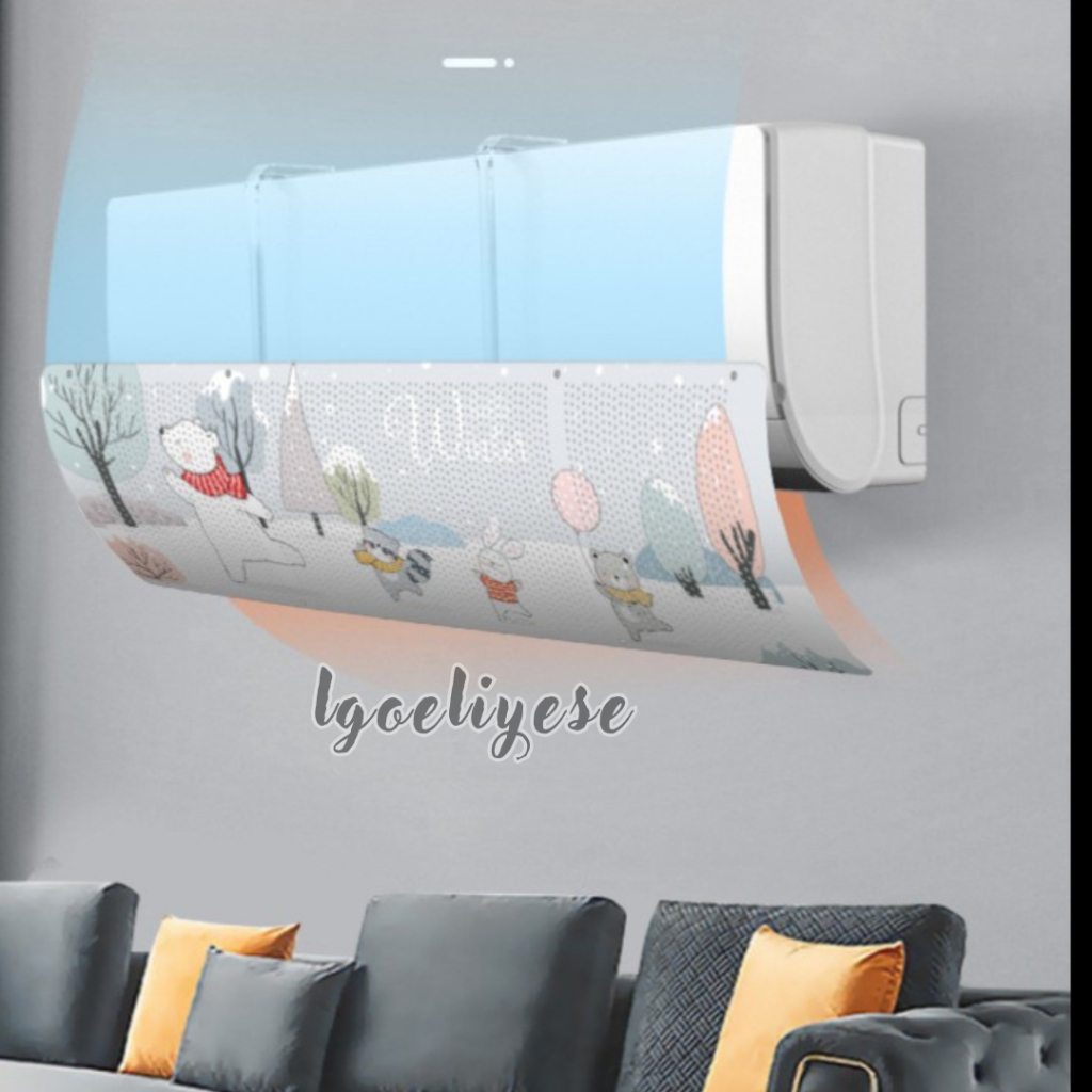 Jual Talang AC Karakter / Reflector AC / Cover angin AC Penahan Angin ...