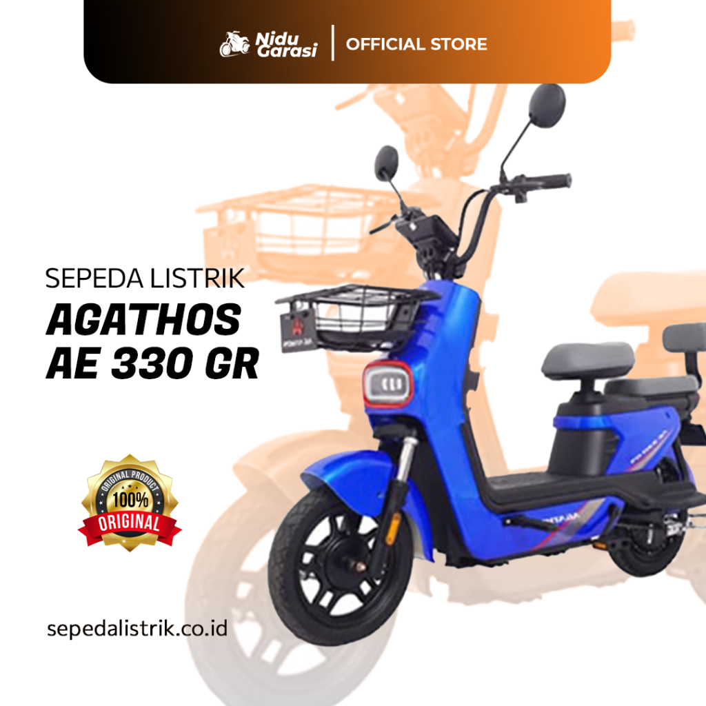 Jual SEPEDA LISTRIK AGATHOS AE 330 GR | Shopee Indonesia