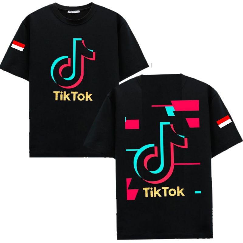 Jual Baju Kaos Custom TIK TOK Bebas Request Logo dan Bisa Desain sendiri, AYO YANG BELUM ...