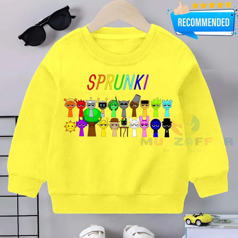 Jual JAKET SWEATER ANAK SPRUNKI KARAKTER JAKET SWEATER INCREDIBOX ...