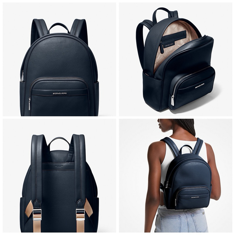 Jual Backpack ransel kulit branded authentic leather navy new original ...