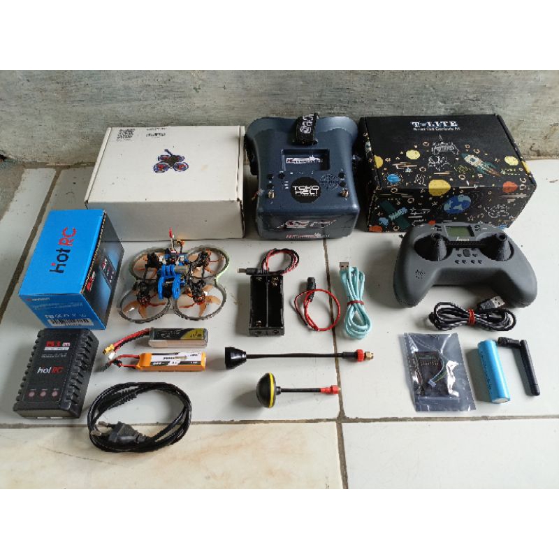 Jual paket RTF Happymodel cine8 frame pavo20 spi frsky | Shopee Indonesia