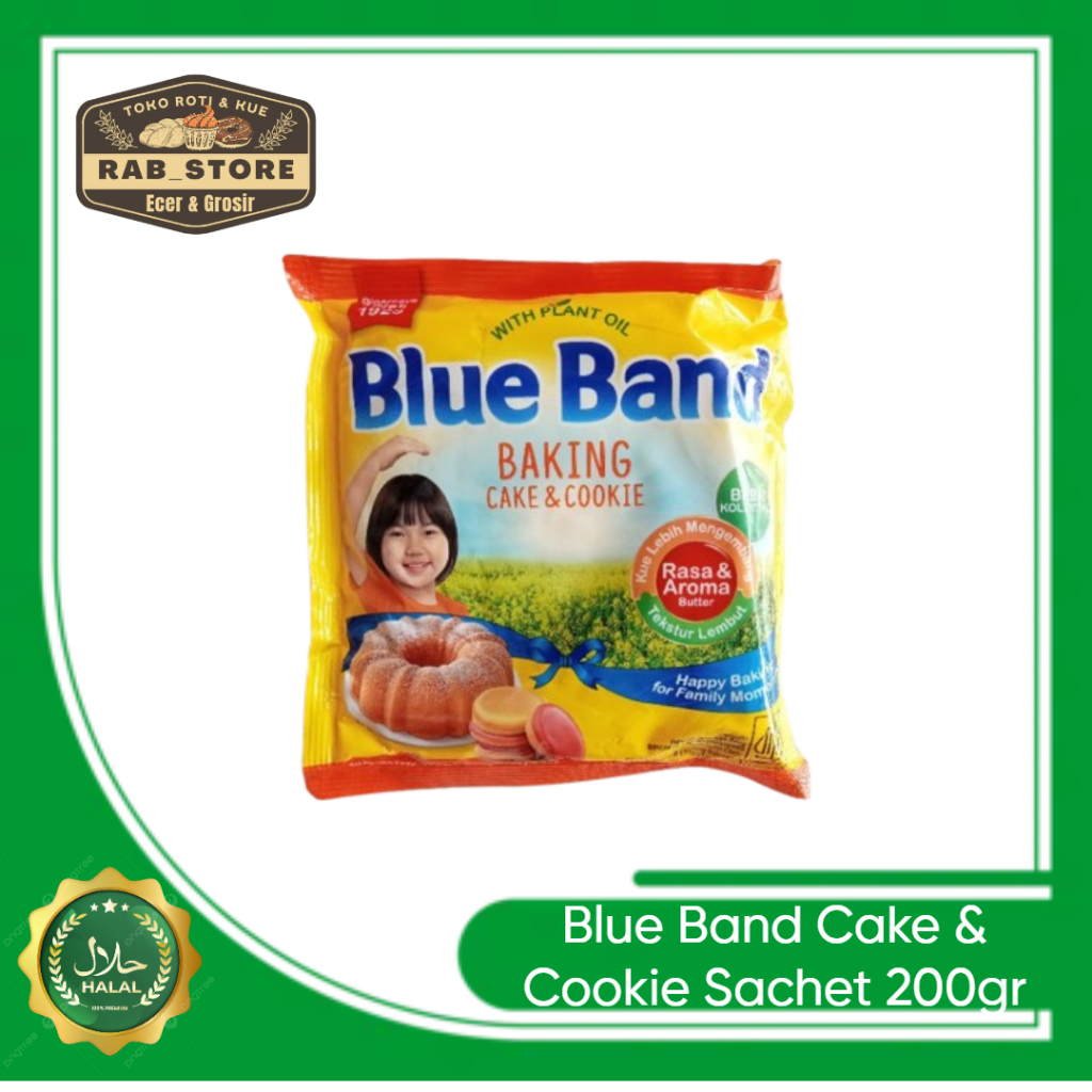 Jual Blue Band Cake & Cookie Sachet 200gr | Shopee Indonesia