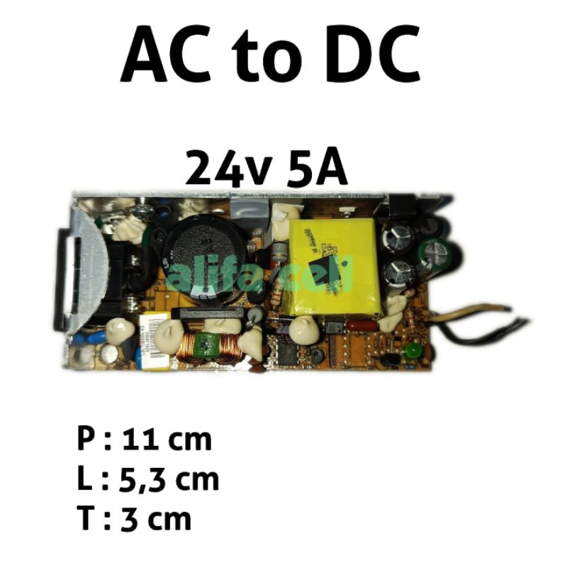 Jual Power supply 24v 5A 6A tenaga badak smps 24v 5A adaptor 24v 5A 24v ...