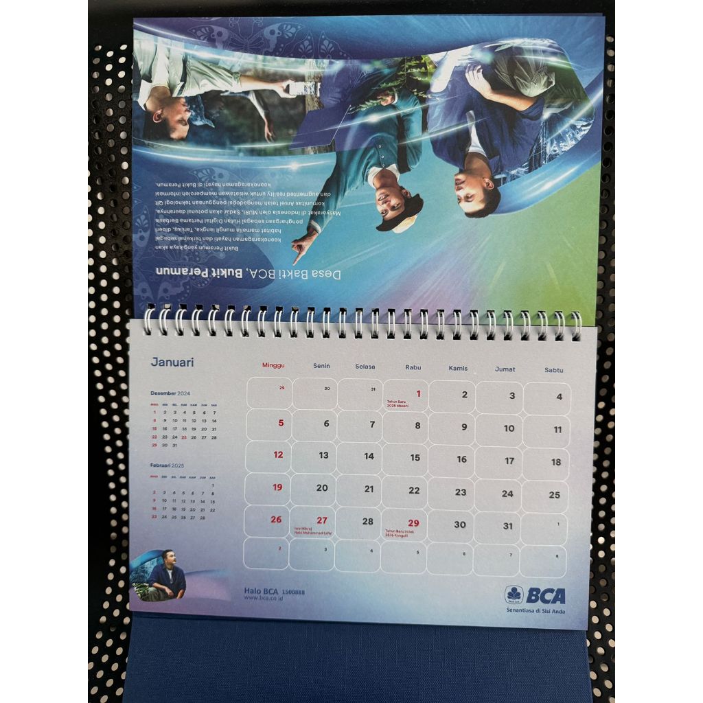 Jual KALENDER BULANAN MEJA BCA 2025 (KALENDER MEJA ORIGINAL BANK ...
