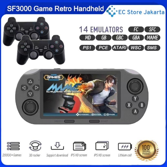 Jual SF2000 Game Station Handheld Retro Game Classic Game Console ...