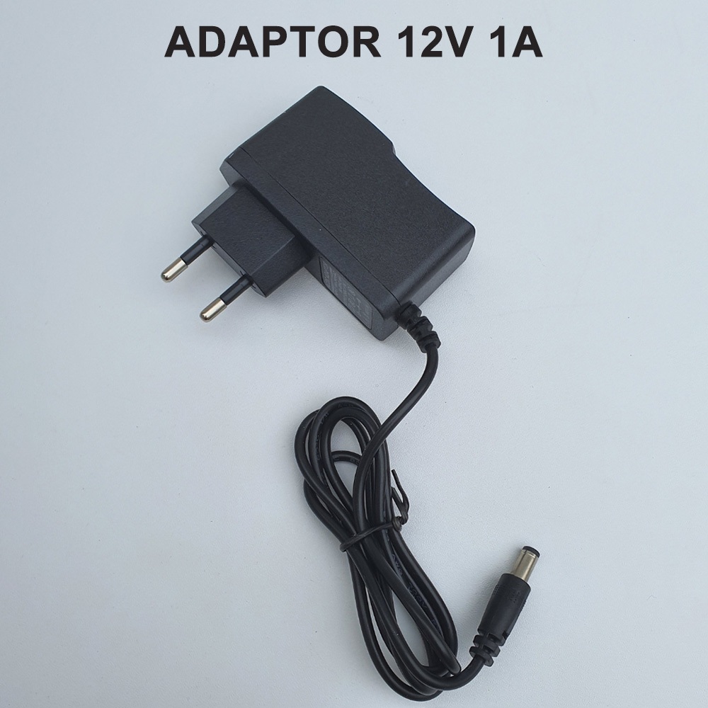 Jual Power Adaptor CCTV 12V 1A Charger Power supply 5.5x2.1mm untuk ...