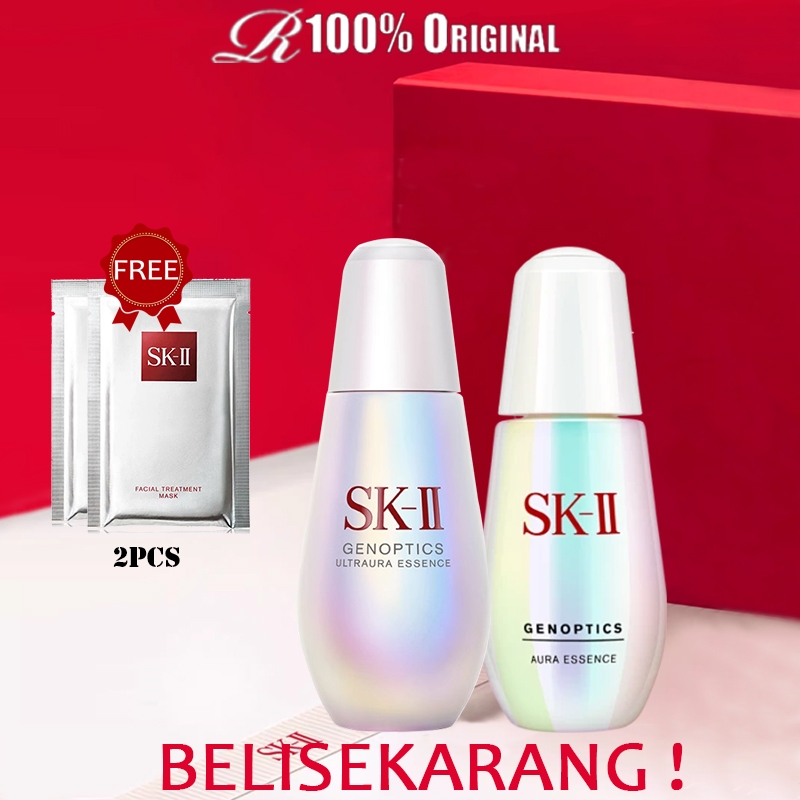 Jual SK-II GenOptics Ultraura Essence 50ml: Serum Essence Wajah Pencerah Kulit Kusam/SKl/SK-l ...
