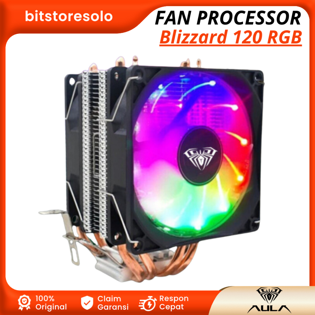 Jual Fan Processor RGB LED Aula Fan Proc Blizzard 120MM RGB | Shopee ...