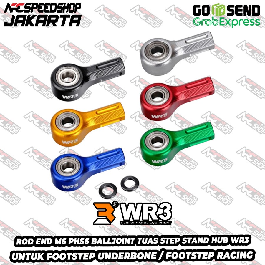 Jual Balljoint Tuas Step Stand Hub / Rod End M6 PHS6 Drat Kanan / Drat ...