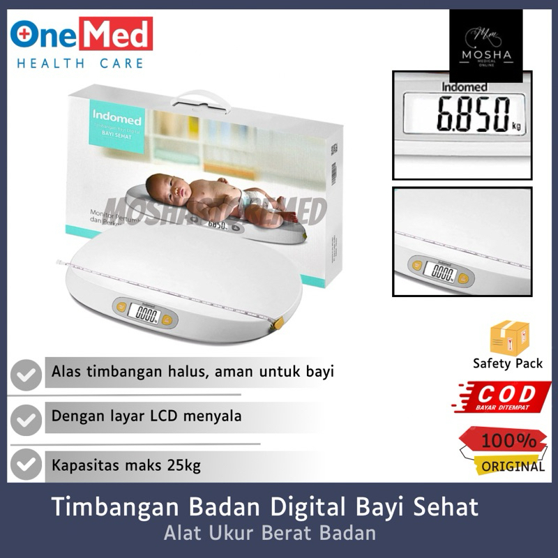 Jual ONEMED-Timbangan Digital Bayi Sehat Indomed Onemed | Shopee Indonesia