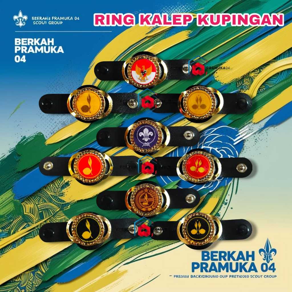 Jual Ring kacu hasduk dasi pramuka bahan kalep kupingan bijian | Shopee ...